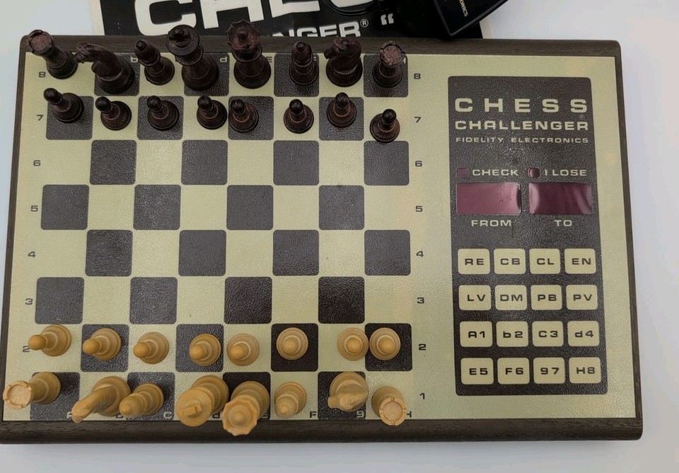 Vintage Fidelity Electronics 1977 Chess Challenger 7 Complete Tested NO ...