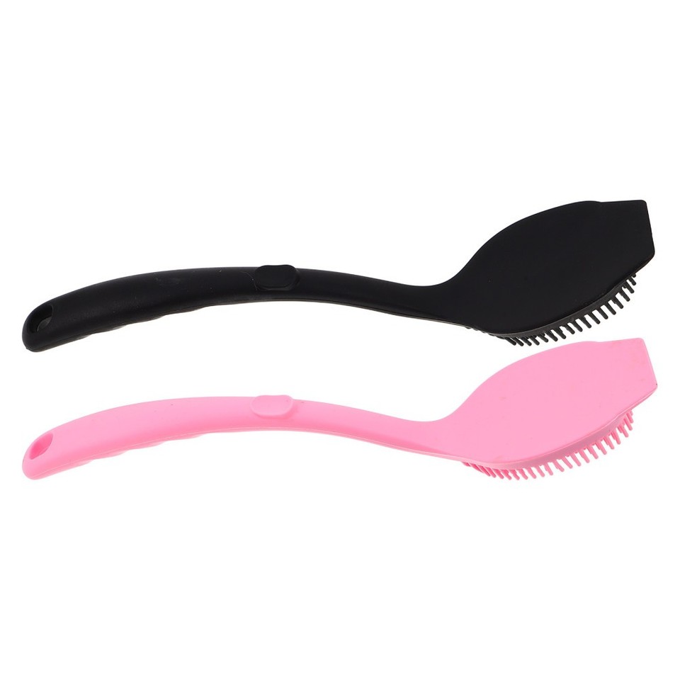 2 Pcs Silicone Kitchen Scrubber Brush Cleaning Brushes for Dish ...