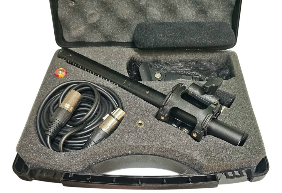 Vidpro XM-55 Condenser Shotgun Microphone Video Broadcast Mic In Case ...