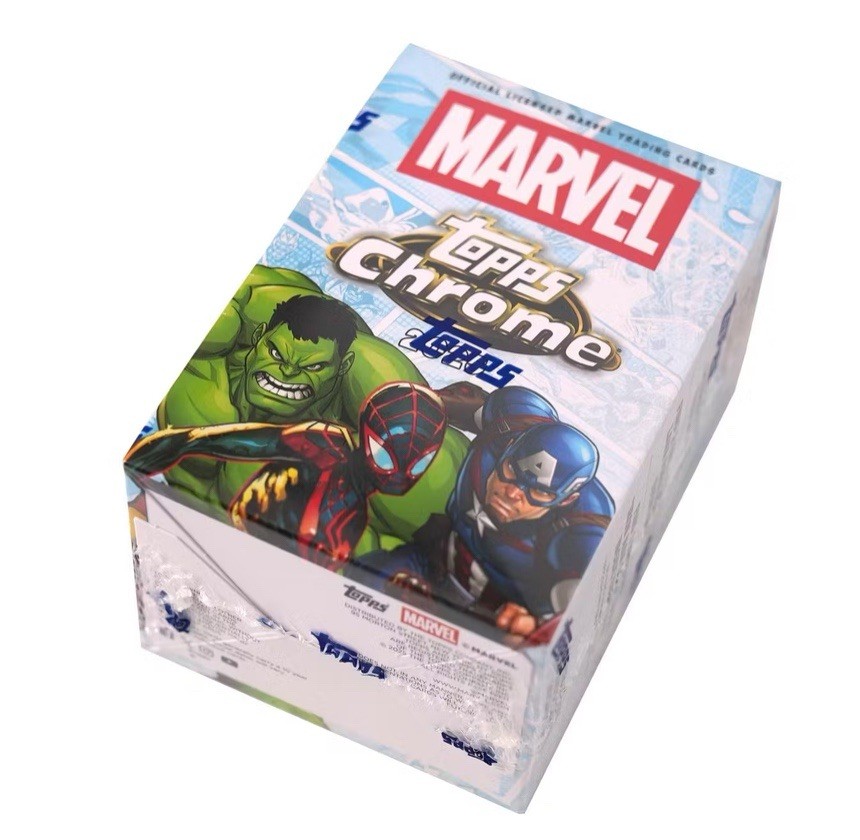 2025 Topps Chrome Marvel Factory Sealed Value Blaster Box IN HAND | eBay