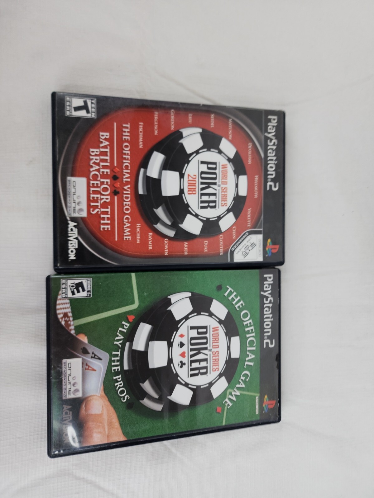 PS2 World Series Of Poker and World Series Of Poker 2008 Complete ...