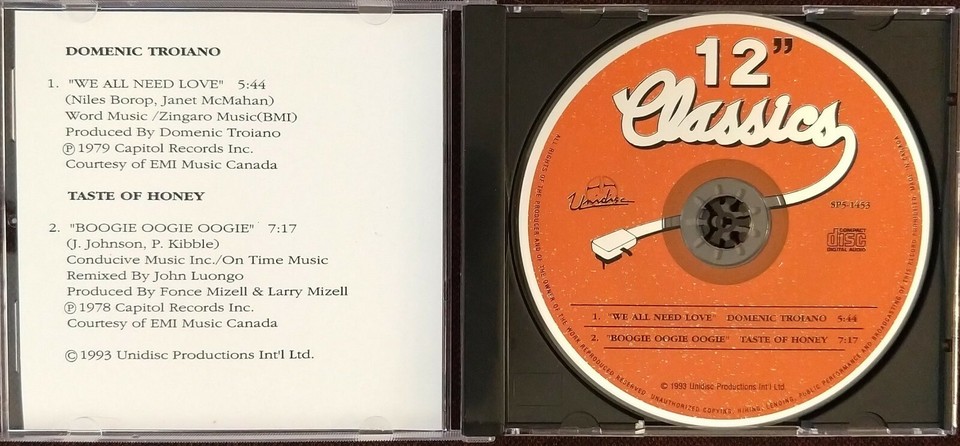 12 INCH CLASSICS ON CD - Choose From over 70 Titles - Original 1990's ...