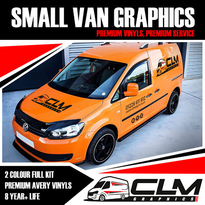 Van Sign Writing Kit, SMALL WHEEL BASE VAN, caddy, connect, Berlingo ...