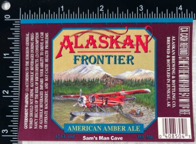 Alaskan Frontier American Amber Ale Label - ALASKA | eBay