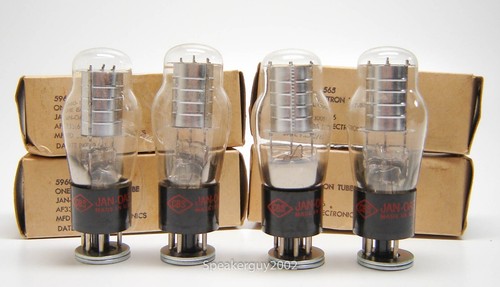 4 NOS CBS Vacuum Tubes / JAN 0A3 / 6107 / KT | eBay