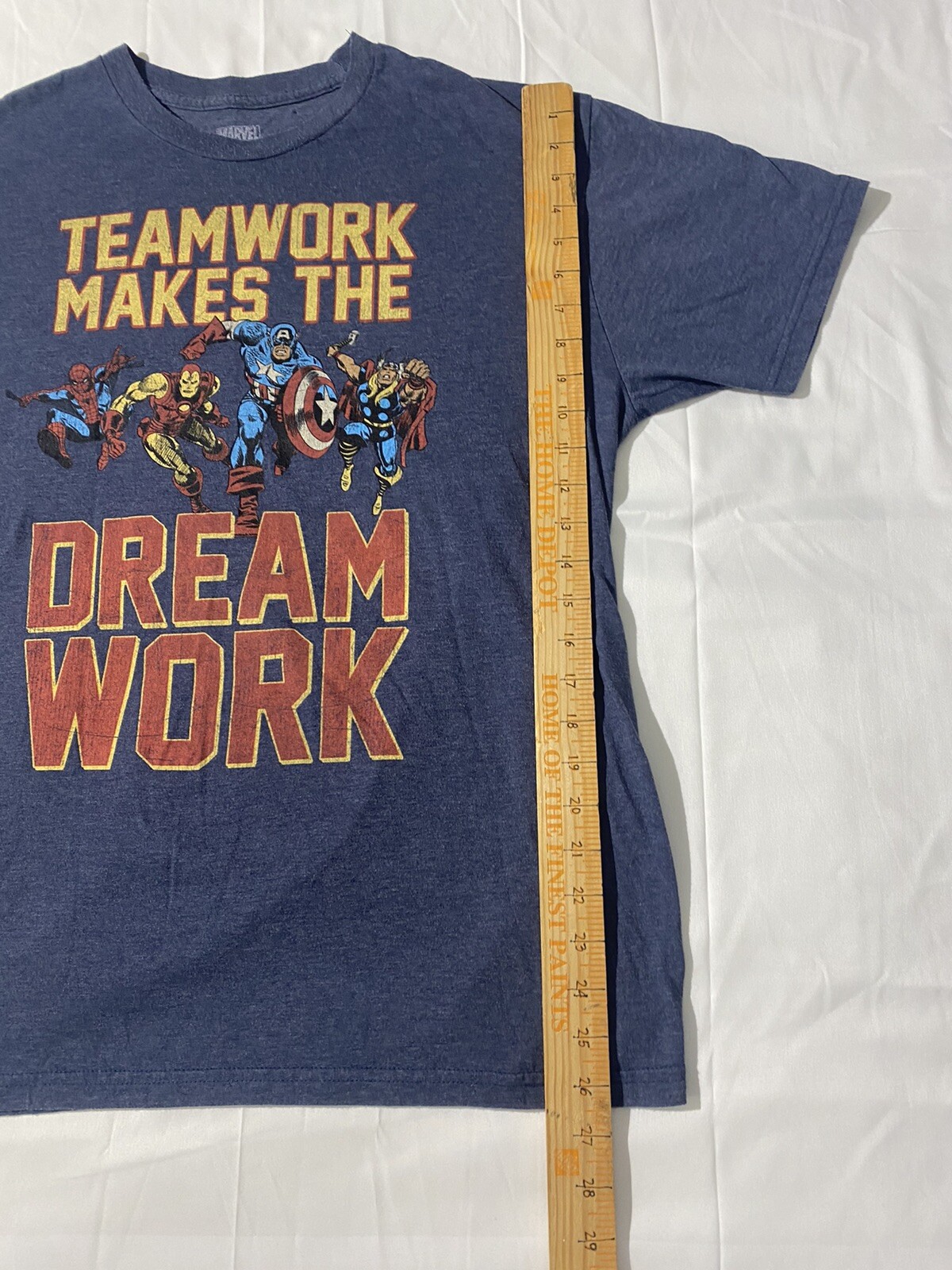 Marvel Avengers Teamwork Makes The Dream Work Men's T… - Gem