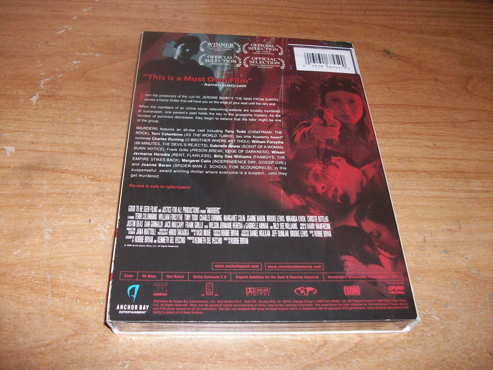 iMurders: No One Is Safe In Cyberspace (DVD, 2009) Action Adventure ...