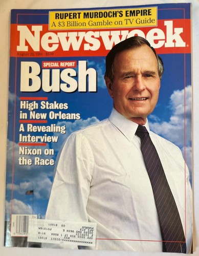 NEWSWEEK Magazine August 22 1988 George Bush Rupert Murdoch Wayne ...