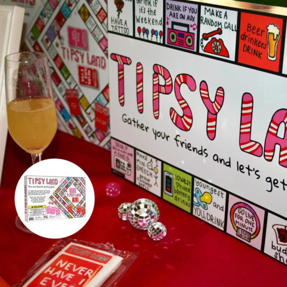 Tipsy Land Board Games For Friends Drinking Game In Party Tasks ...
