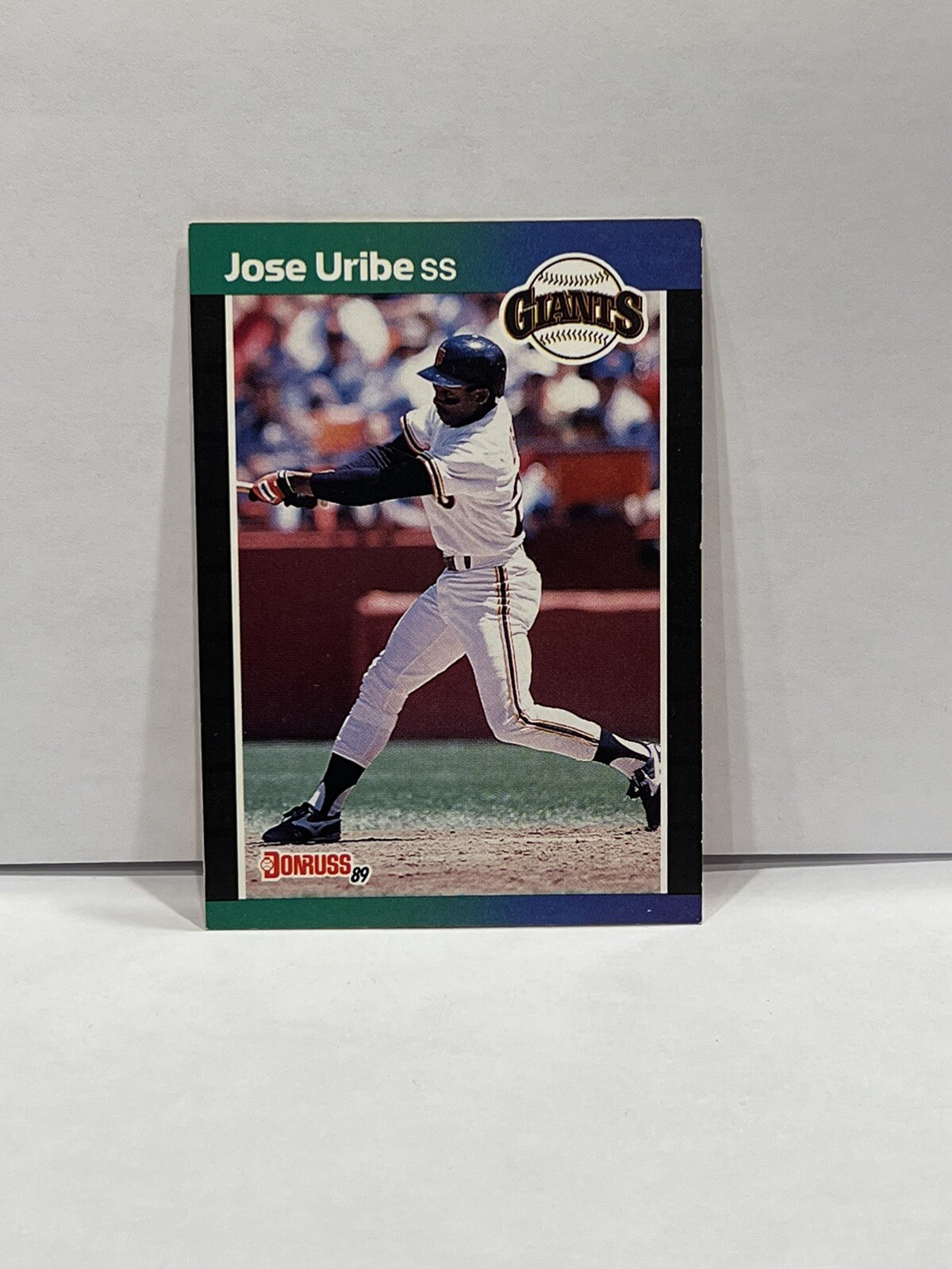 1989 DONRUSS Jose Uribe Error Card Wrong Birthday Year Giants | eBay
