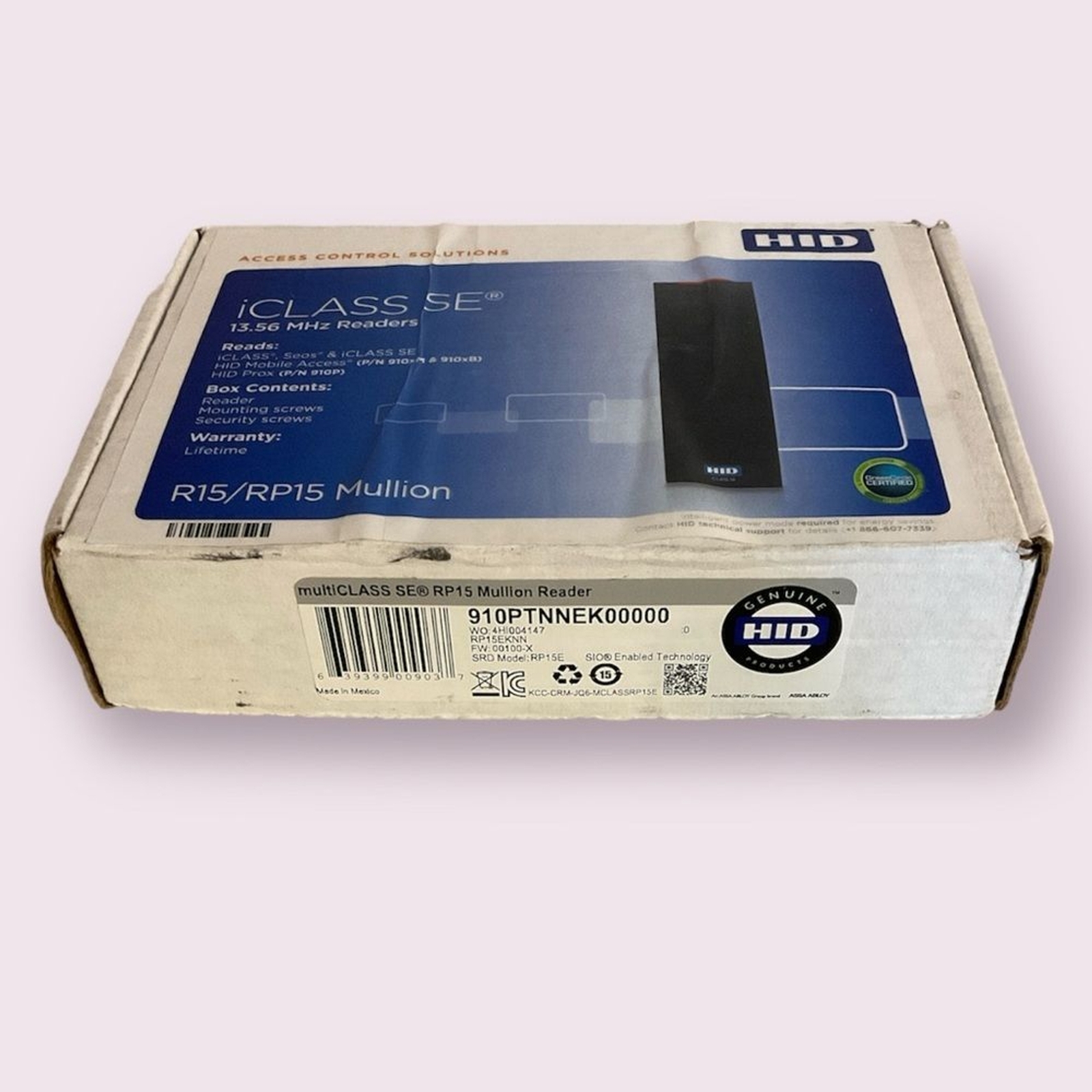 HID multiCLASS RP15 6145C Smart Card Reader - Black (910PTNNEK00000 ...