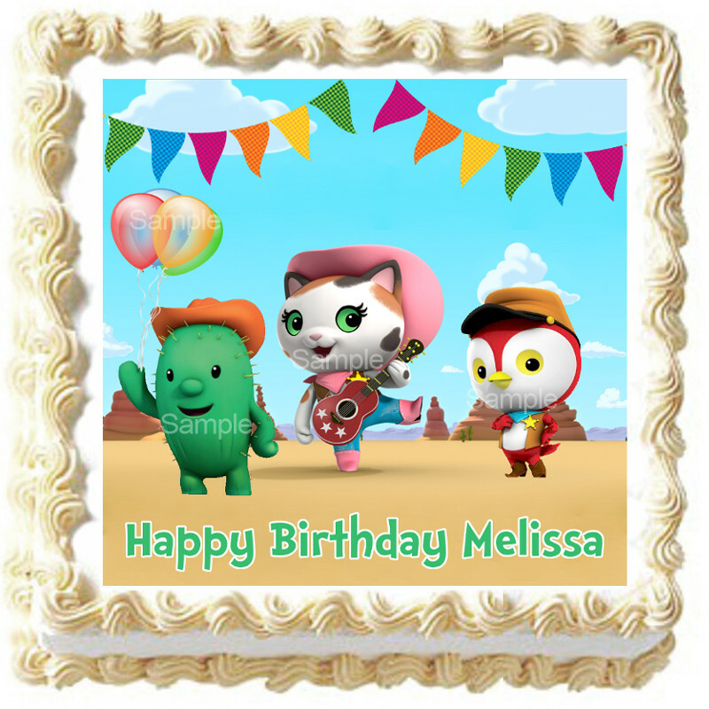 SHERIFF CALLIE Party Edible cake topper image decoration | eBay