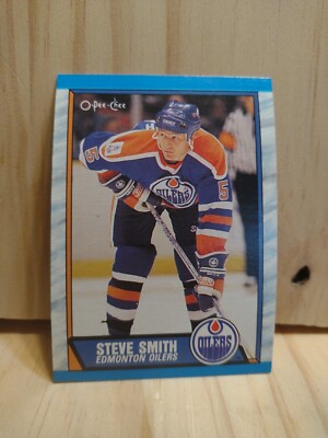 1989-1990 O-Pee-Chee Hockey: EDMONTON OILERS #228 STEVE SMITH. ZZ4 | eBay