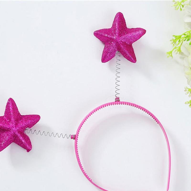 Glitter Ball Headbands Spring Hair Hoop Head Boppers Hair Bands Photo ...