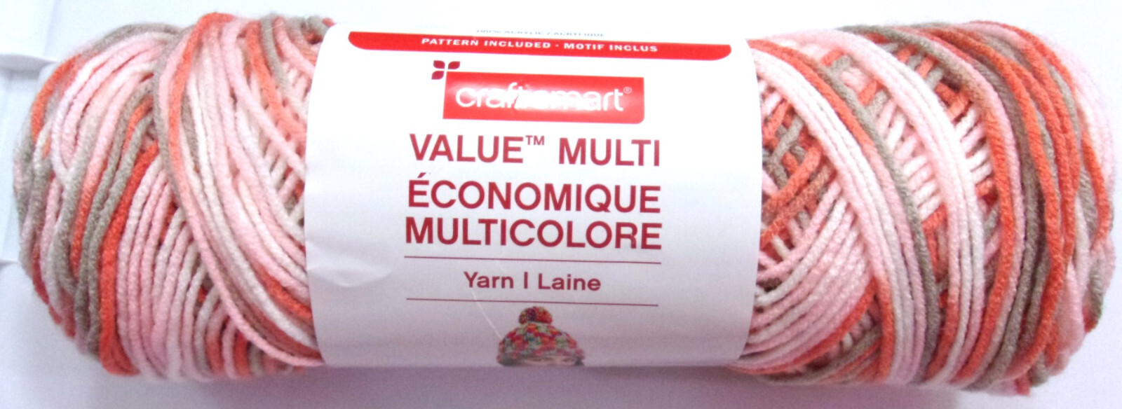 Craftsmart Value Multi Yarn, Acrylic 5 oz/ (Multiple Color Choice) 1 ...
