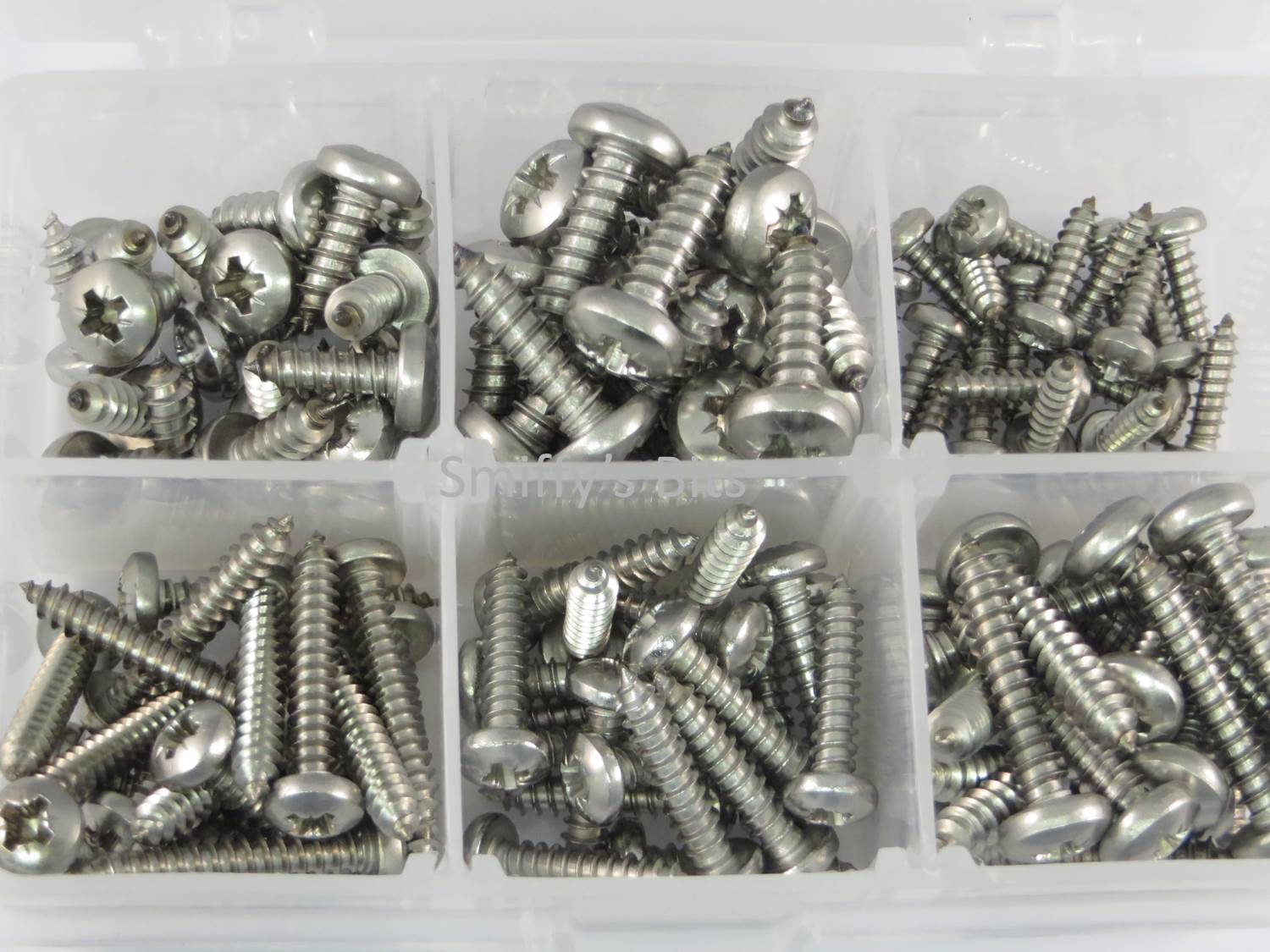 Self Tapping Screws Stainless Steel 120 Pack 6 Different Sizes Nice ...