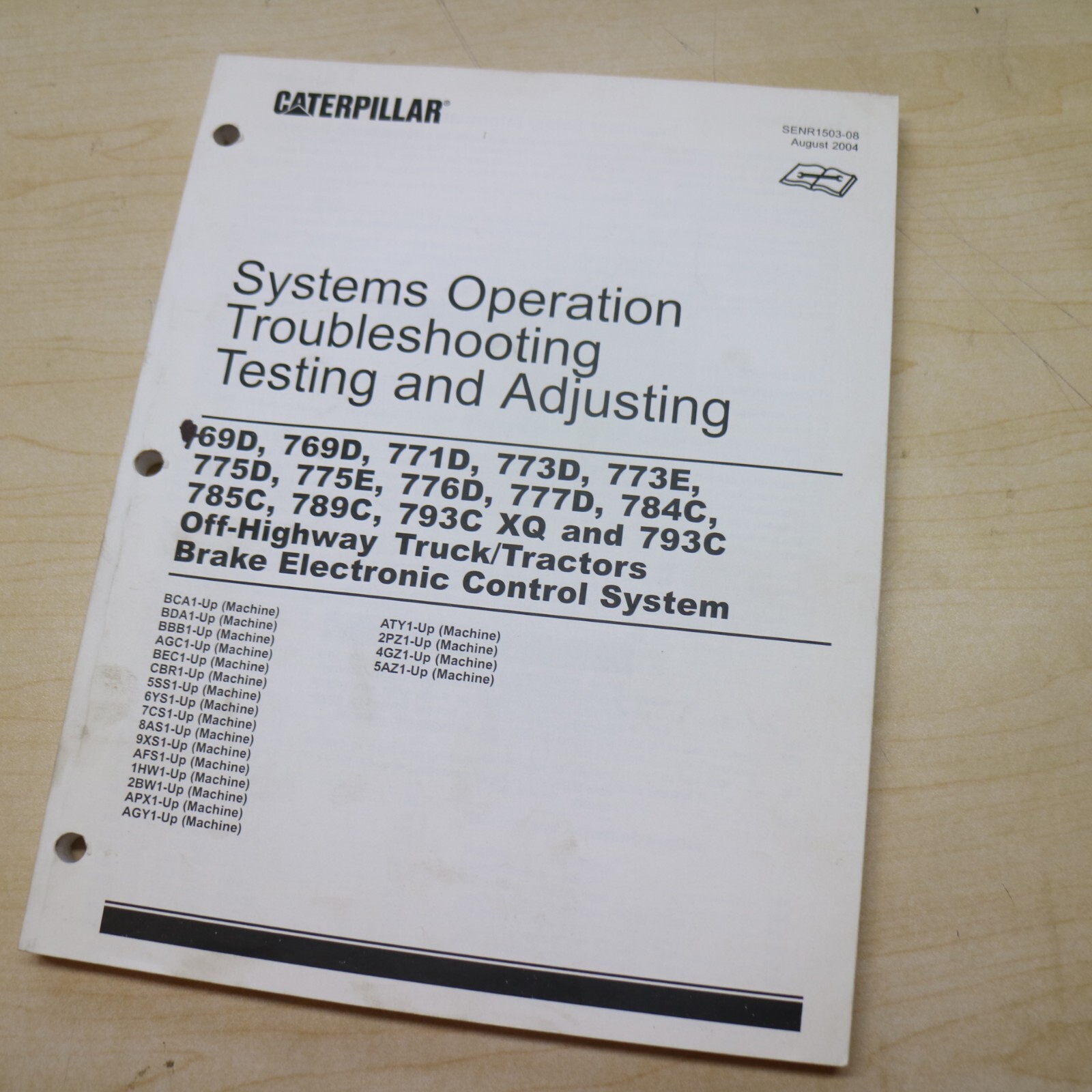 CATERPILLAR 69D 769D 771D 773D 775D 776D 777D 793C 789C 785C 784c ...