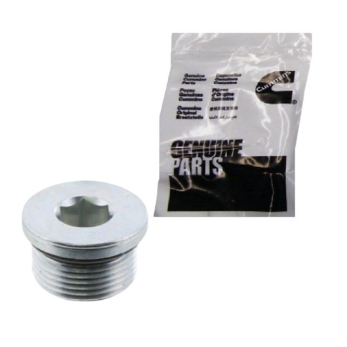 Cummins 3678921 OEM Threaded Plug M22x1.5 ISX X15 Coolant Oil Port ...