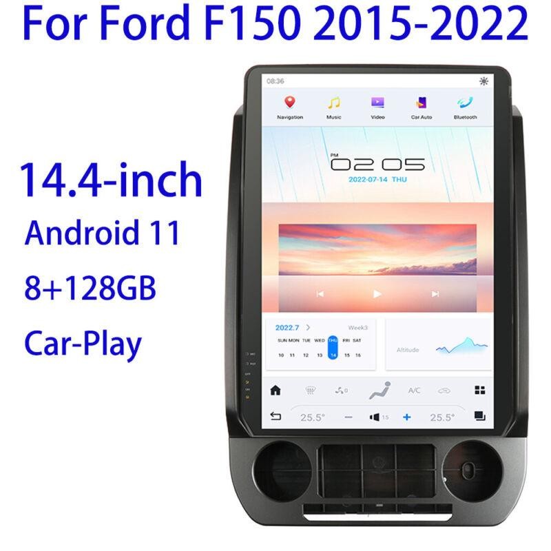 Android 13 Vertical 2K Screen Radio for Ford F150 F250 F350 F450 F550 ...