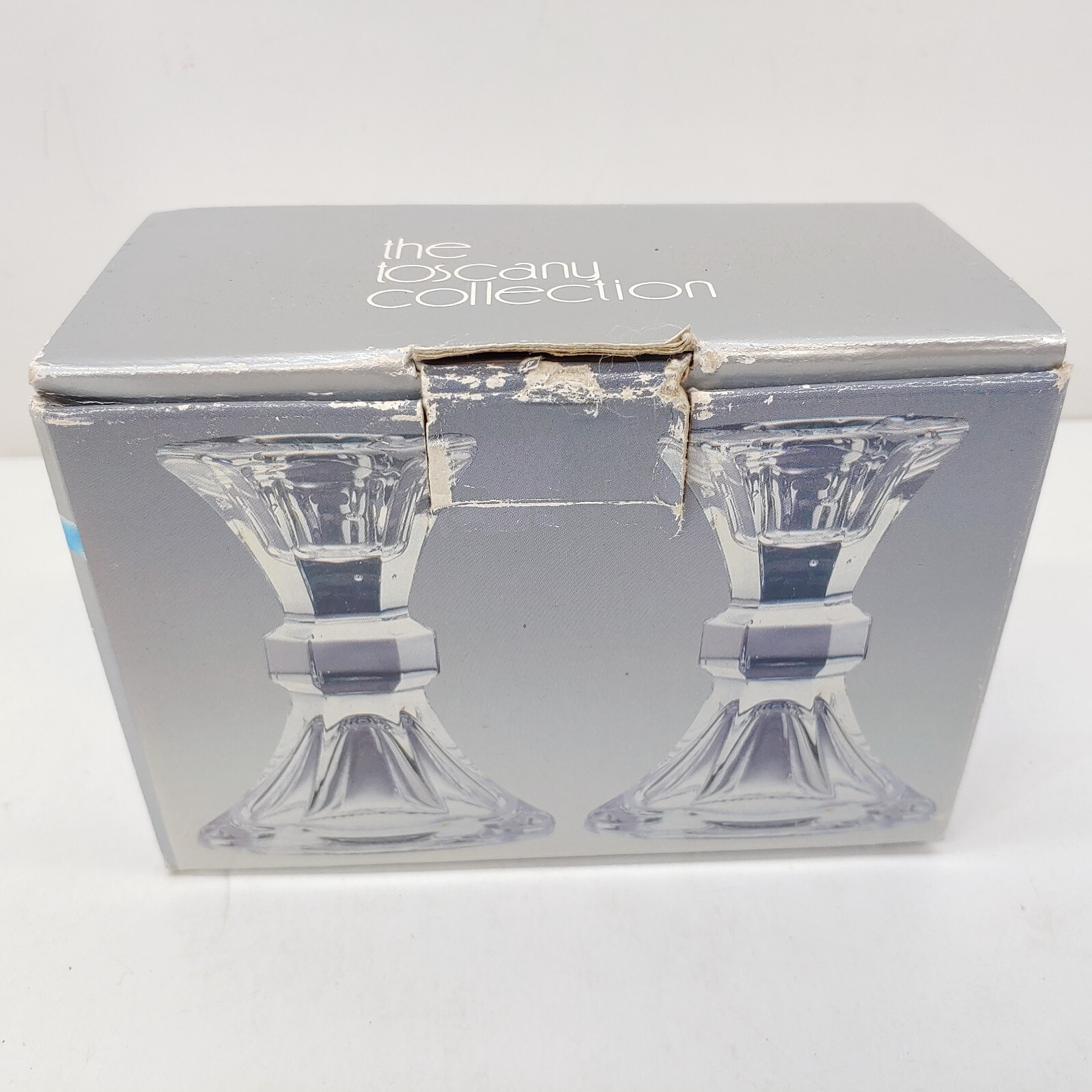 The Toscany Collection Julian 850 Lead Crystal Candlestick Holders ...