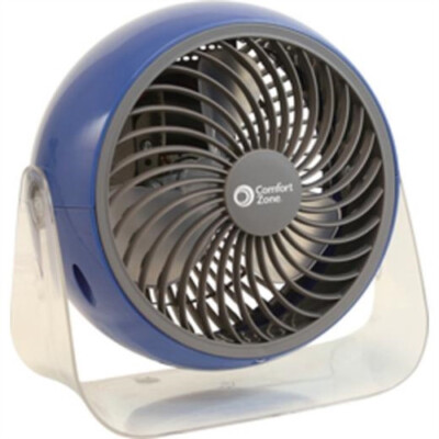 Comfort Zone CZHV61TAS Black Or Blue 1 Fan, 6" High Velocity Turbo Fan ...