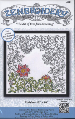 Zenbroidery - THE ART OF FREE FORM STITCHING - GARDEN - 10 X 10 | eBay