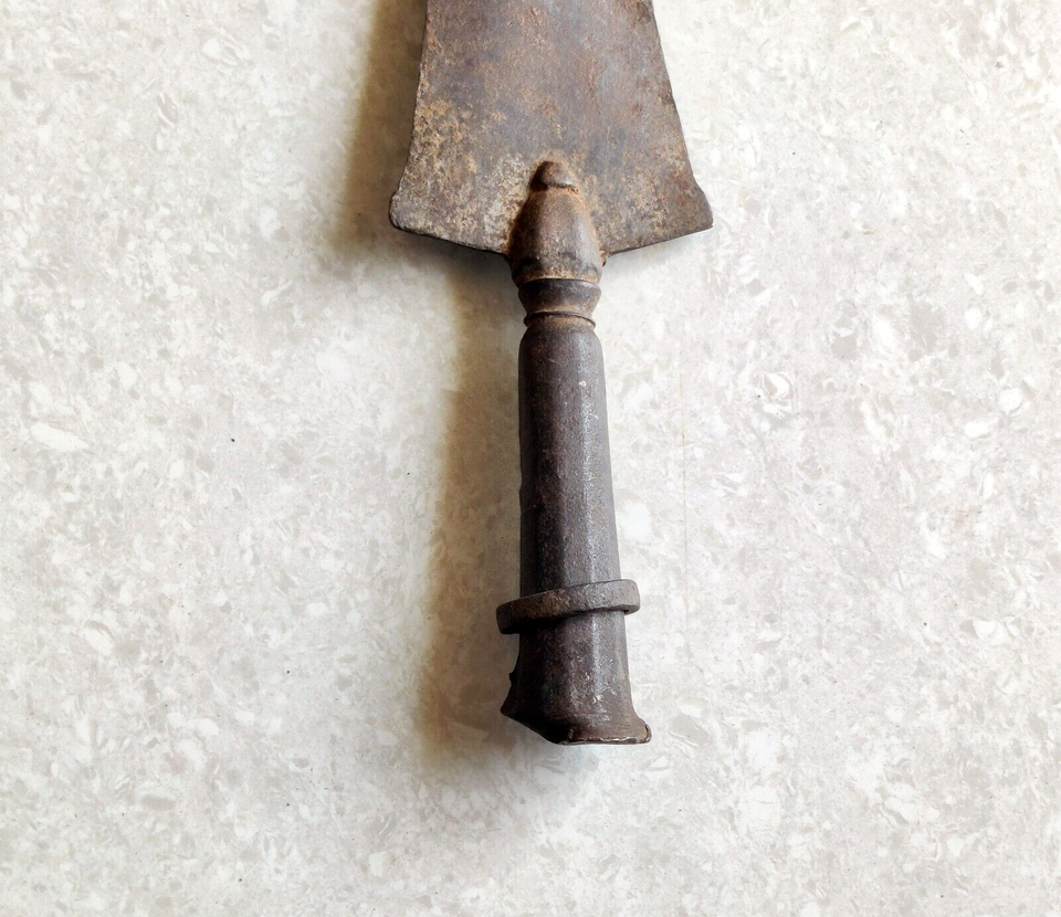 19c Vintage Mitológica Animal Figura Hierro Spear Head Viejo Raro ...