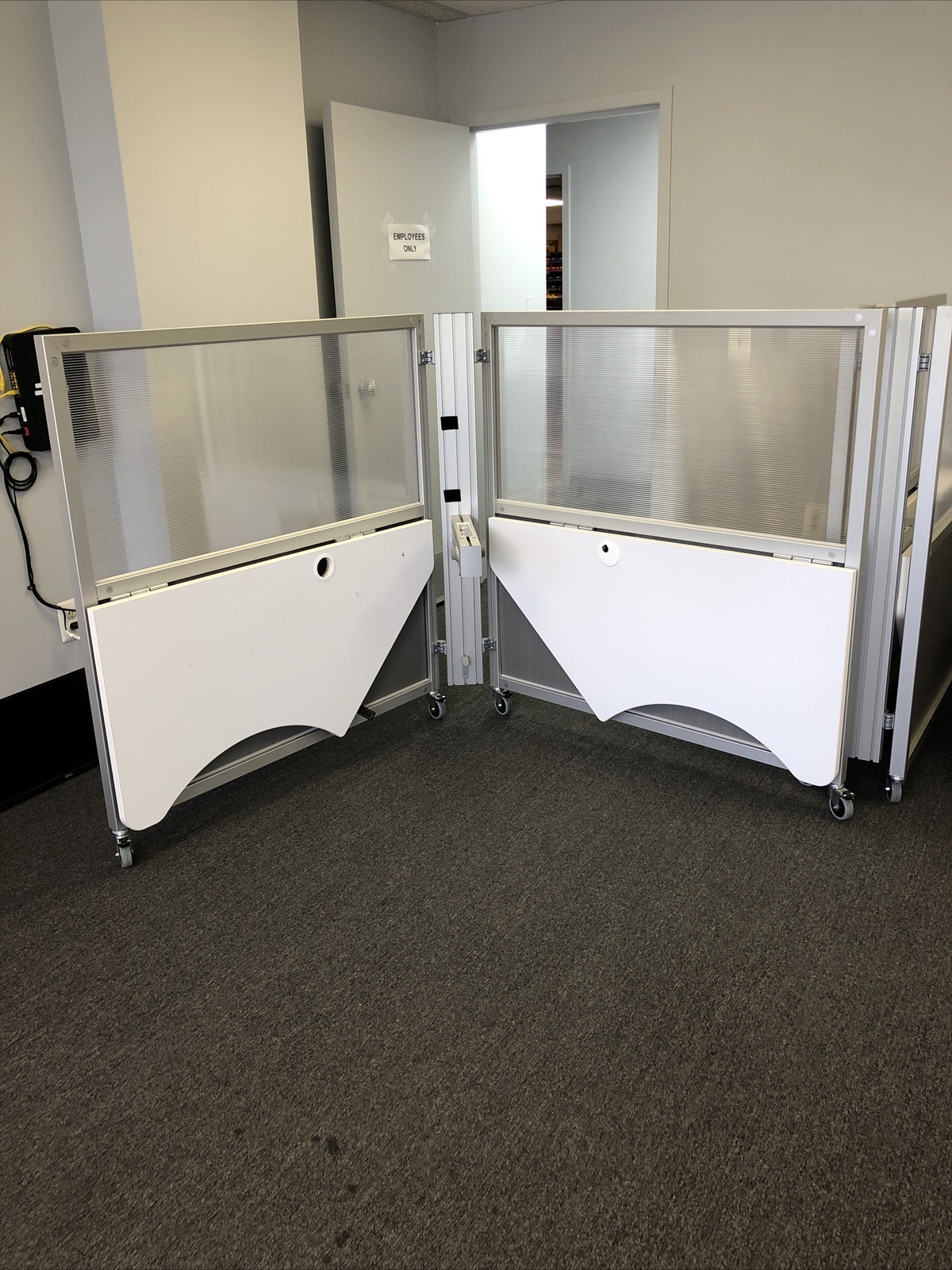 Swift-space Solo+ (52") collapsable Workstation 4'x4' Folding Office ...