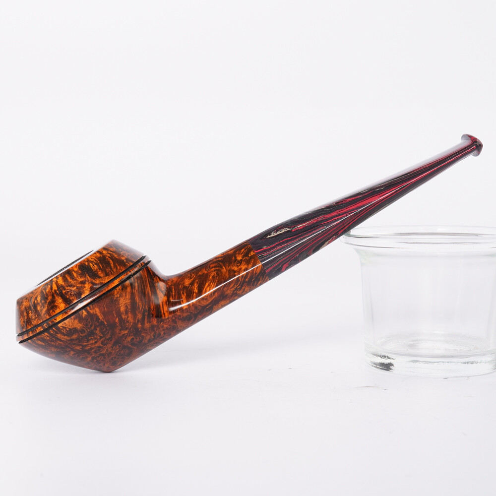 Briar Ukulele Pipe Wooden Bulldog Tobacco Smoking Pipe Straight ...