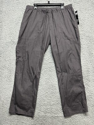NWT Medgear MG scrubs pants unisex , 2XL, Charcoal Gray | eBay