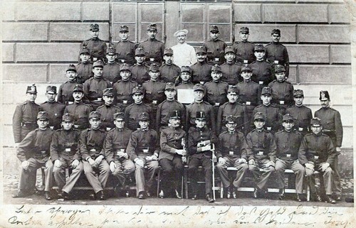 RARE WW1 Soldiers Czech Republic Group Military w Chef RPPC Post Card ...