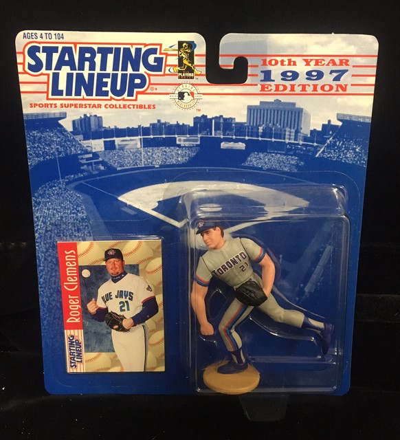 1997 and 1999 Roger Clemens Kenner Starting Lineup Figure Toronto Blue ...
