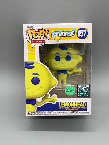 FUNKO POP! AD ICONS #157 LEMONHEAD SCENTED 2022 FUNKON EXCLUSIVE W ...