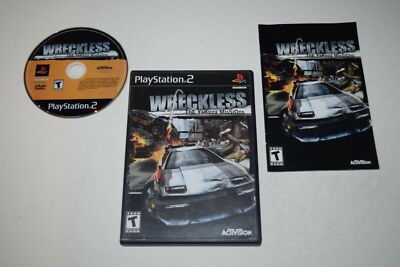 Wreckless Yakuza Missions Playstation 2 PS2 Video Game Complete ...
