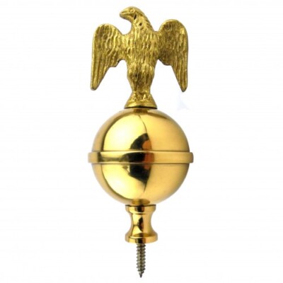 Long Case Clock Brass Ball & Eagle Finial Longcase Grandfather 75mm ...