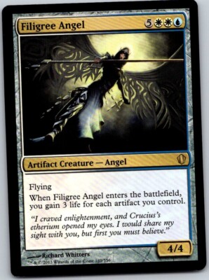 Magic the Gathering Filigree Angel Commander 2013 MTG Free Shipping! | eBay