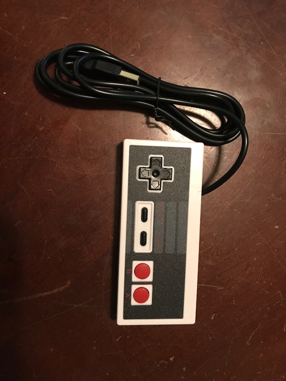 NEW Retro Nintendo NES 8 Bit Style Game Controller USB PC Windows-7/8 ...