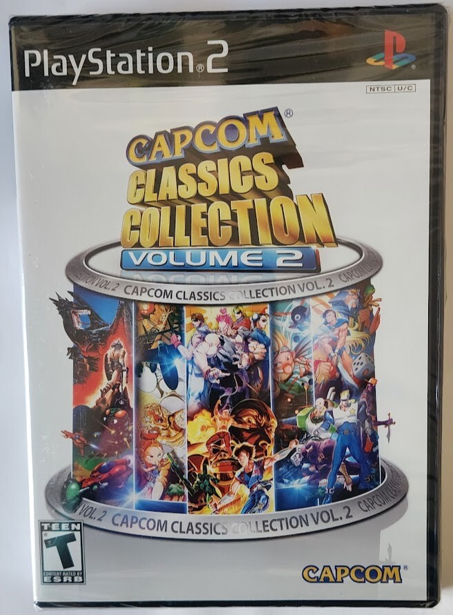 Capcom Classics Collection + Volume 2 PS2 Brand New Game Bundle ...