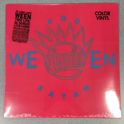 Ween - God Ween Satan 2-LP Set PINK & BLUE Vinyl (New/Sealed) 2016 ...