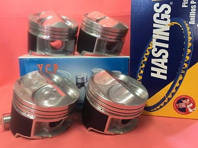 Motors Pistons YCP B16 JDM CTR 82mm High Comp NPR Rings Acura Honda ...