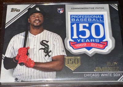 2019 Topps Baseball Update Series Eloy Jimenez Commemorative Patch RC ...
