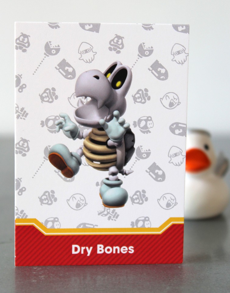 Super Mario card TCG - 77 - Dry Bones - Enemy Card | eBay UK