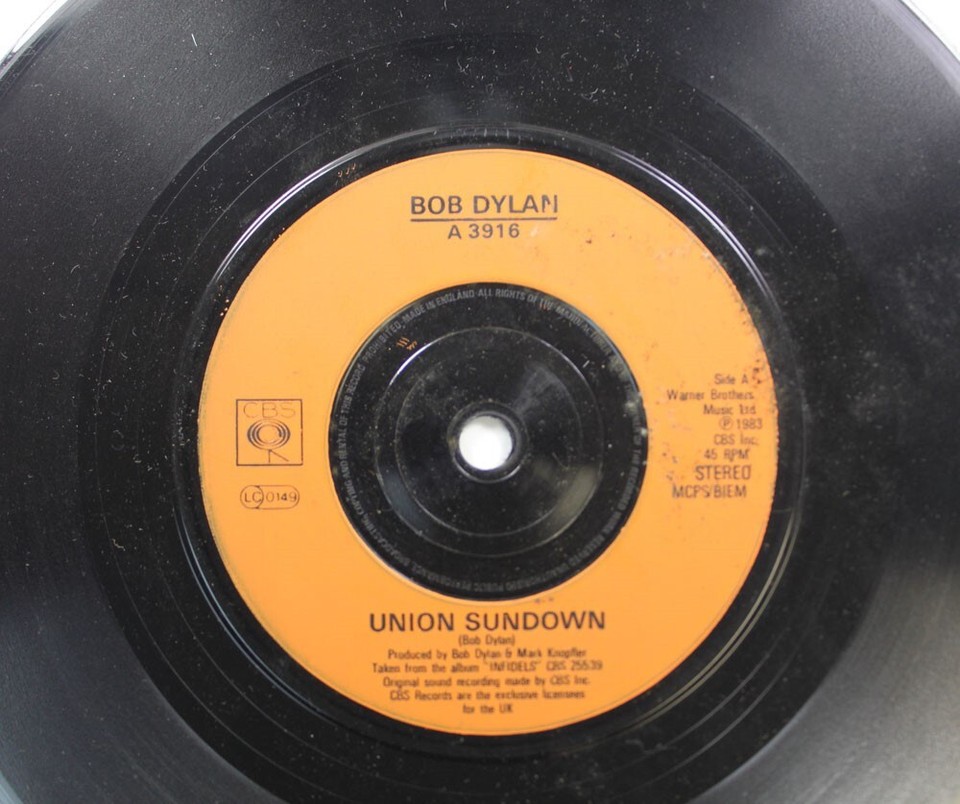 Rock UK Import 45 Bob Dylan - Angels Flying Too Close To The Ground ...