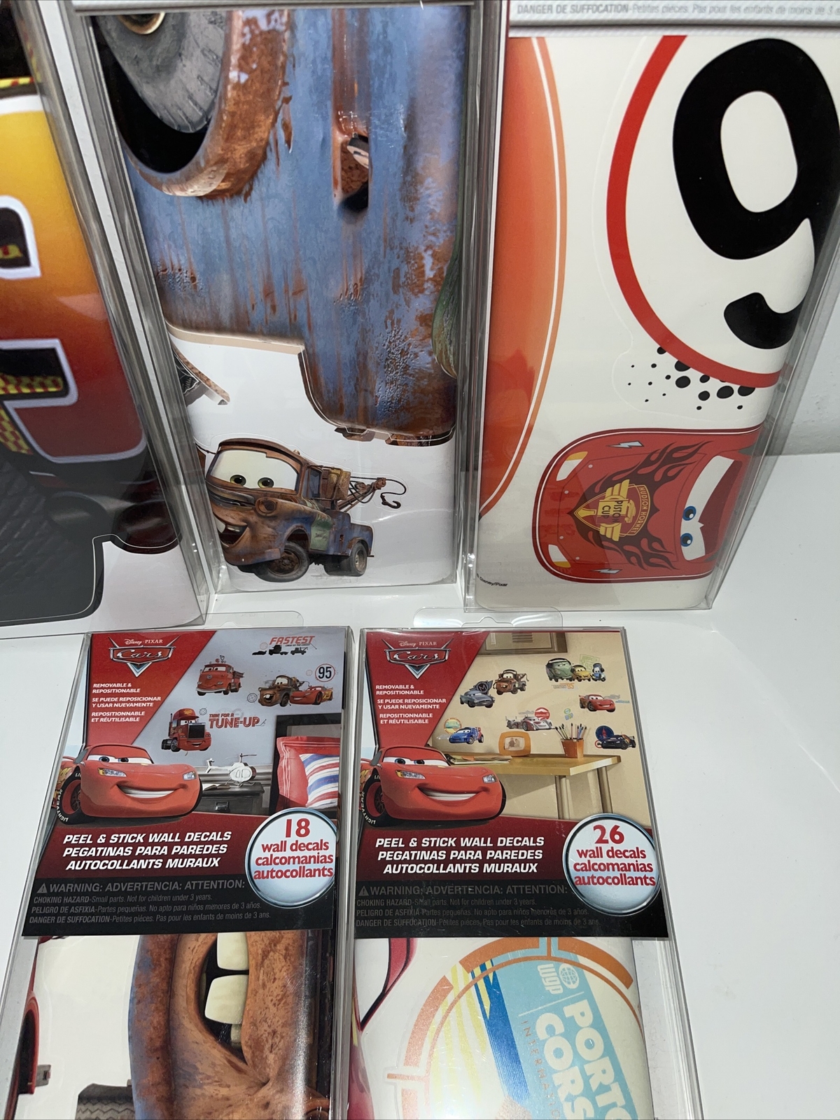 NEW Disney Pixar Cars GIANT MATER Wall Decals Mural Stickers PICK YOURS ...