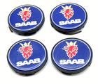 WHEEL CENTER CAPS 62.5mm FOR SAAB 9-3 9-5 2.0 2.3t YS3E 98-07 AERO ...
