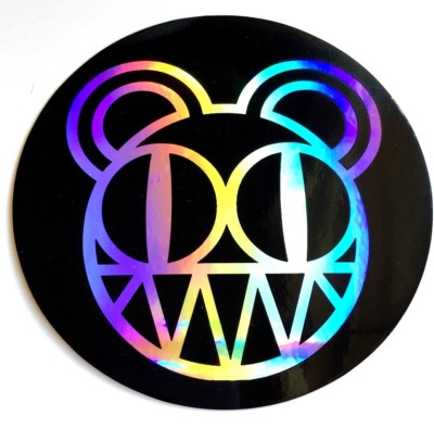 Radiohead 3.5" Sticker Decal Car 3D vinyl Bike Guitar band skate logo ...
