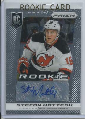 2013-14 Panini Prizm Stefan Matteau Auto Rookie Card RC #A-U2 Mint | eBay