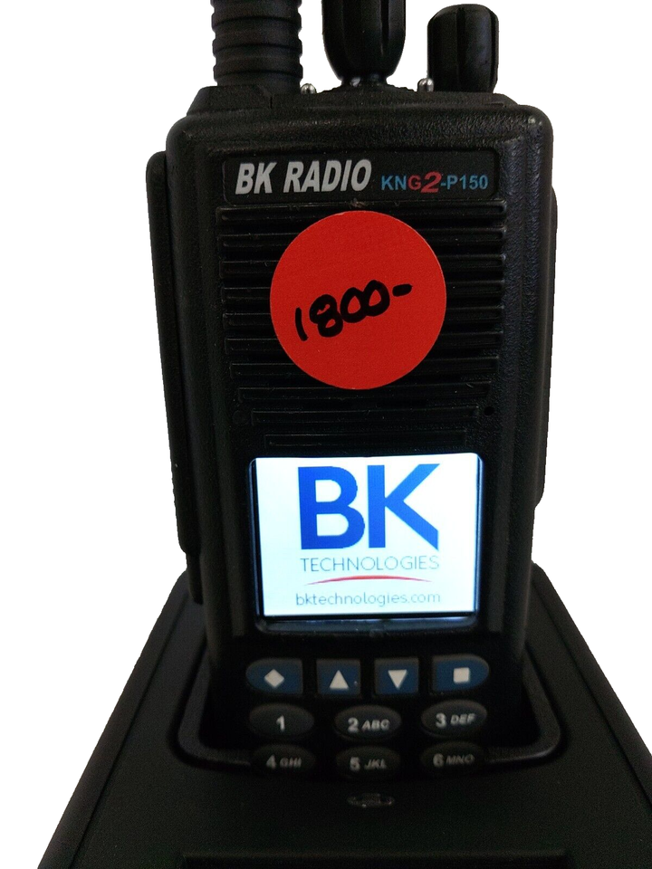 BK KNG2 P150 P25 VHF PORTABLE CHARGER BATTERY ANTENNA OWNER MANUAL ...
