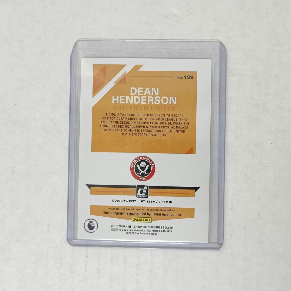2019-20 Panini Chronicles Donruss Rated Rookie DEAN HENDERSON Autograph ...