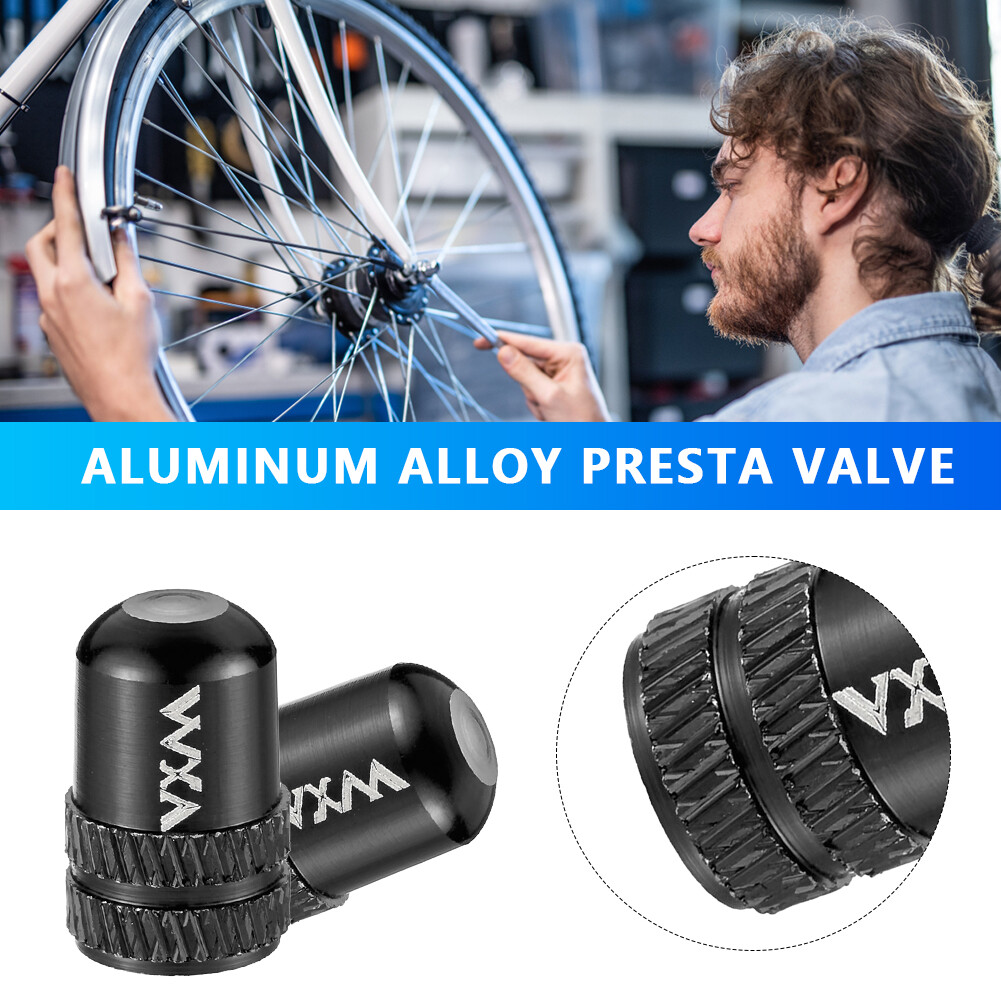 10pcs Bicycle Wheel Valve Cover Aluminum Alloy Schrader Valve Cap ...